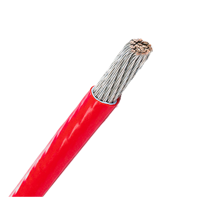 Flexo PET Tight Weave - 1 1/2" - Black/ Neon Red - WireCare.com